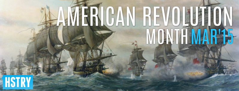 American Revolution month on HSTRY