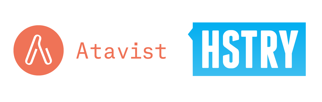 Atavist and HSTRY logos